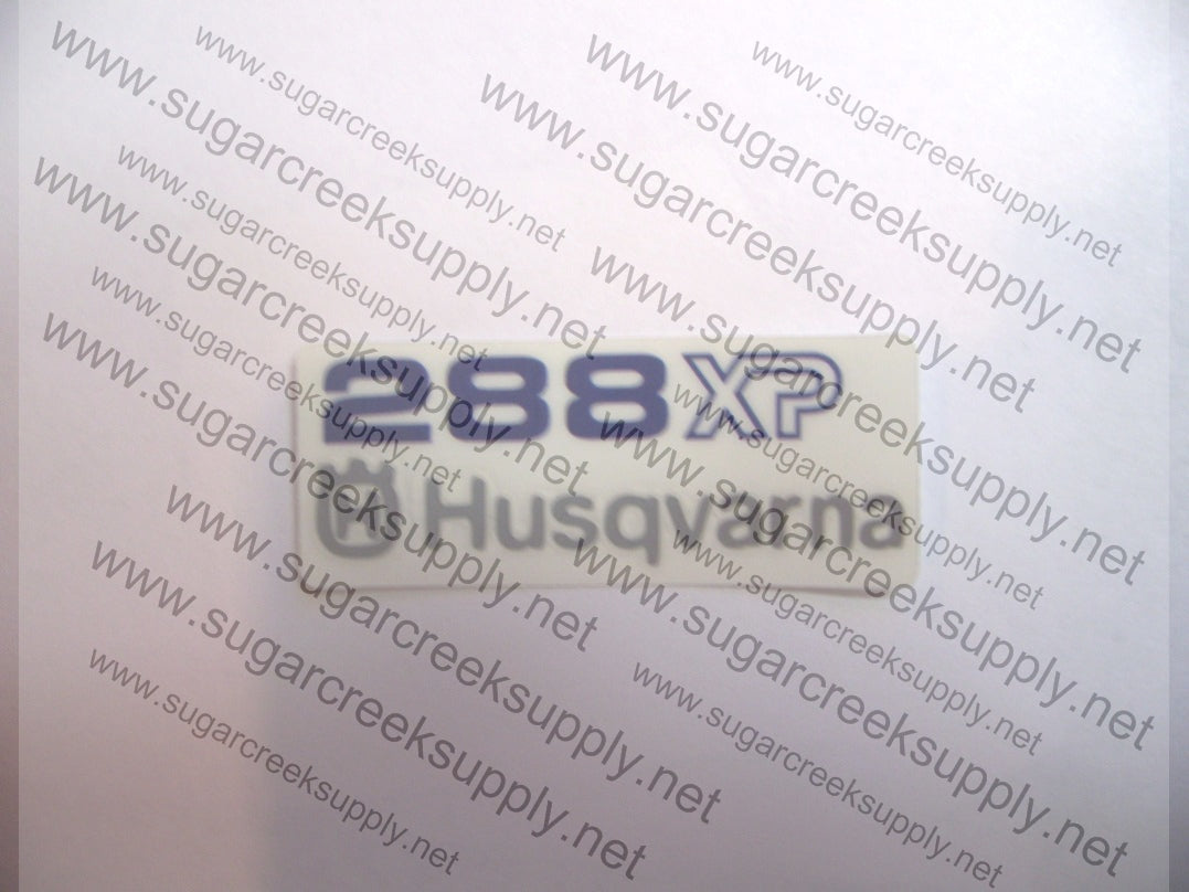 Husqvarna 288XP air cover decal – Sugar Creek Supply