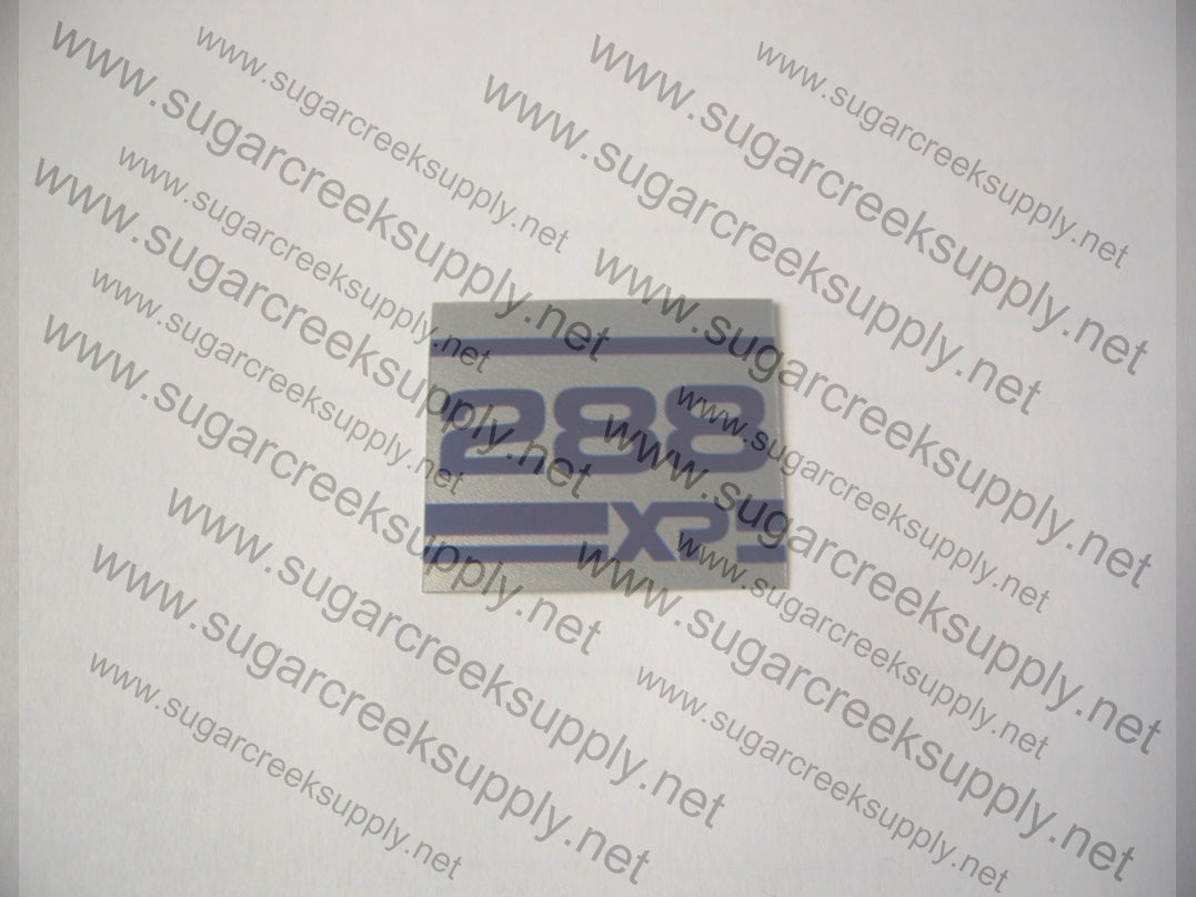Husqvarna 288XP early starter cover decal – Sugar Creek Supply