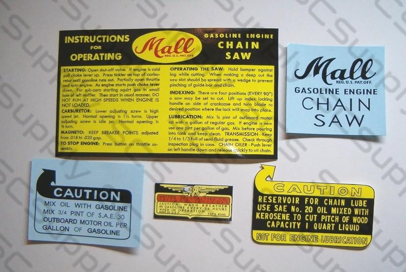Mall Model 7 decal set – Sugar Creek Supply