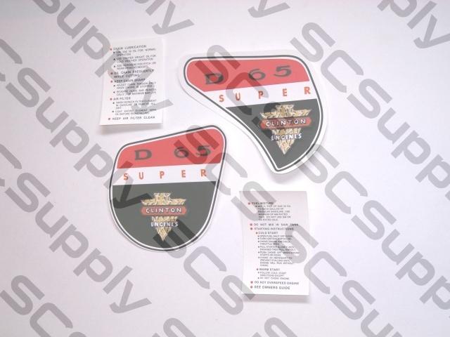 Clinton Super D65 decal set – Sugar Creek Supply